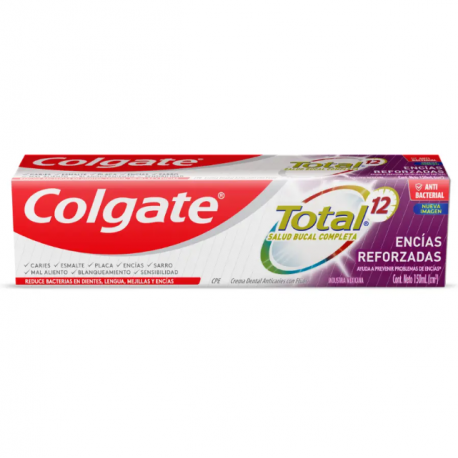 Pasta Dental Colgate Total 12 EncIas Reforzadas 150 Ml - El Container