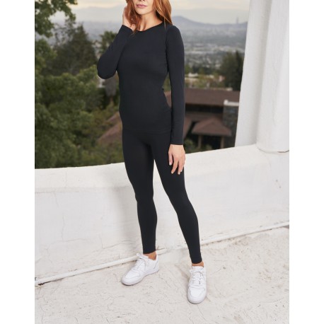 Conjunto primera capa, polera y calza de mujer, Baziani