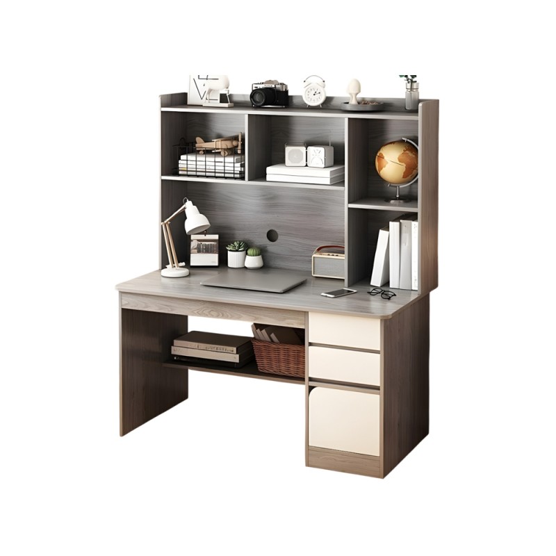 Escritorio Multifuncional Grey | Amplio, Moderno y Organizador