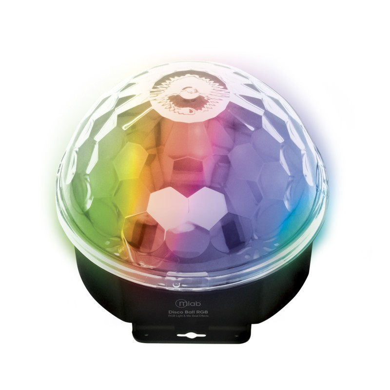 MLAB Disco Ball RGB Mic Music – Luz LED Activada por Sonido | Fiesta y ...